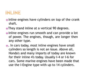 Four cylinder engine in firing order | PPTX