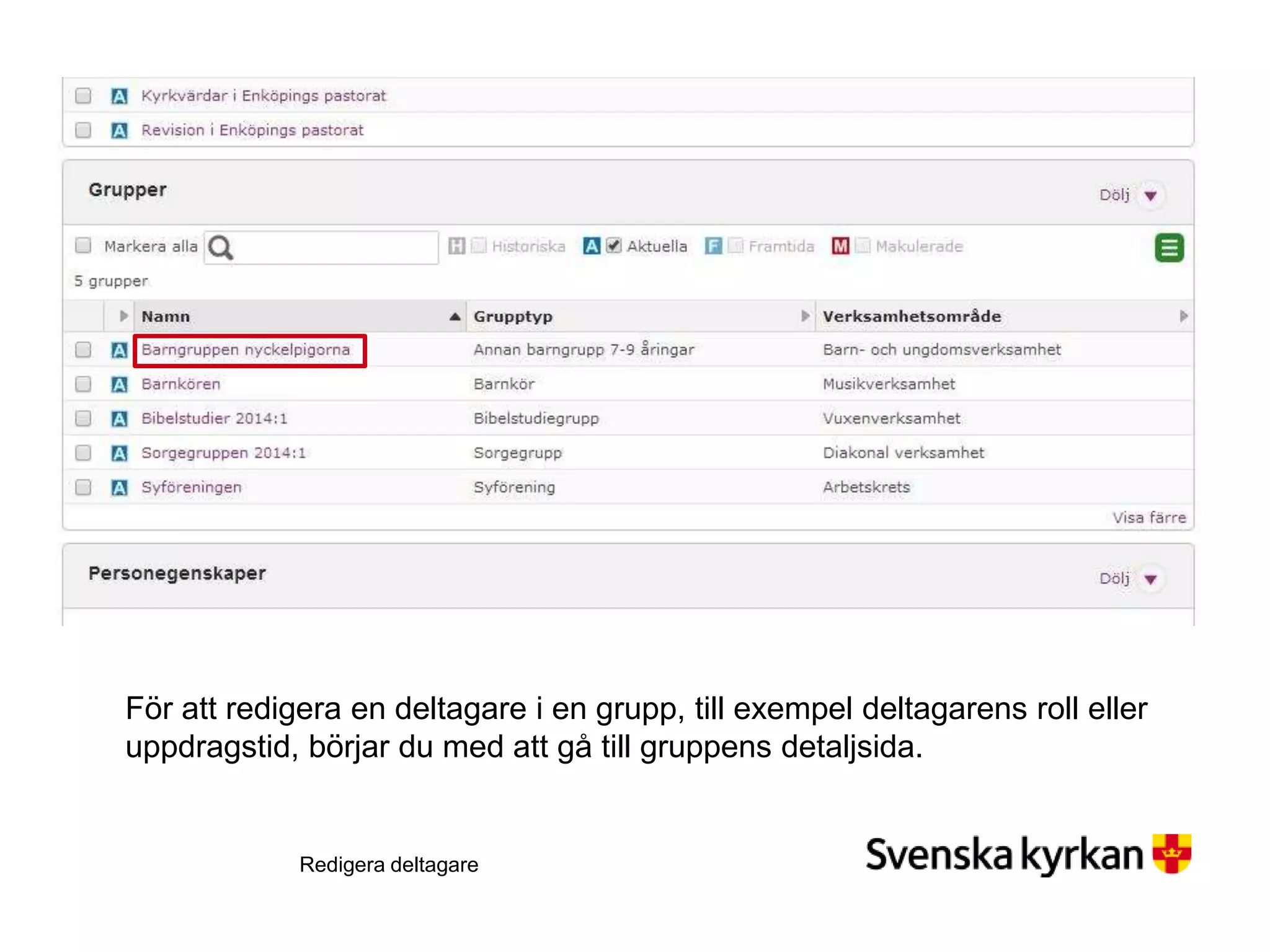 Lathund redigera deltagare | PPTX | Roleplaying Games | Games and Puzzles