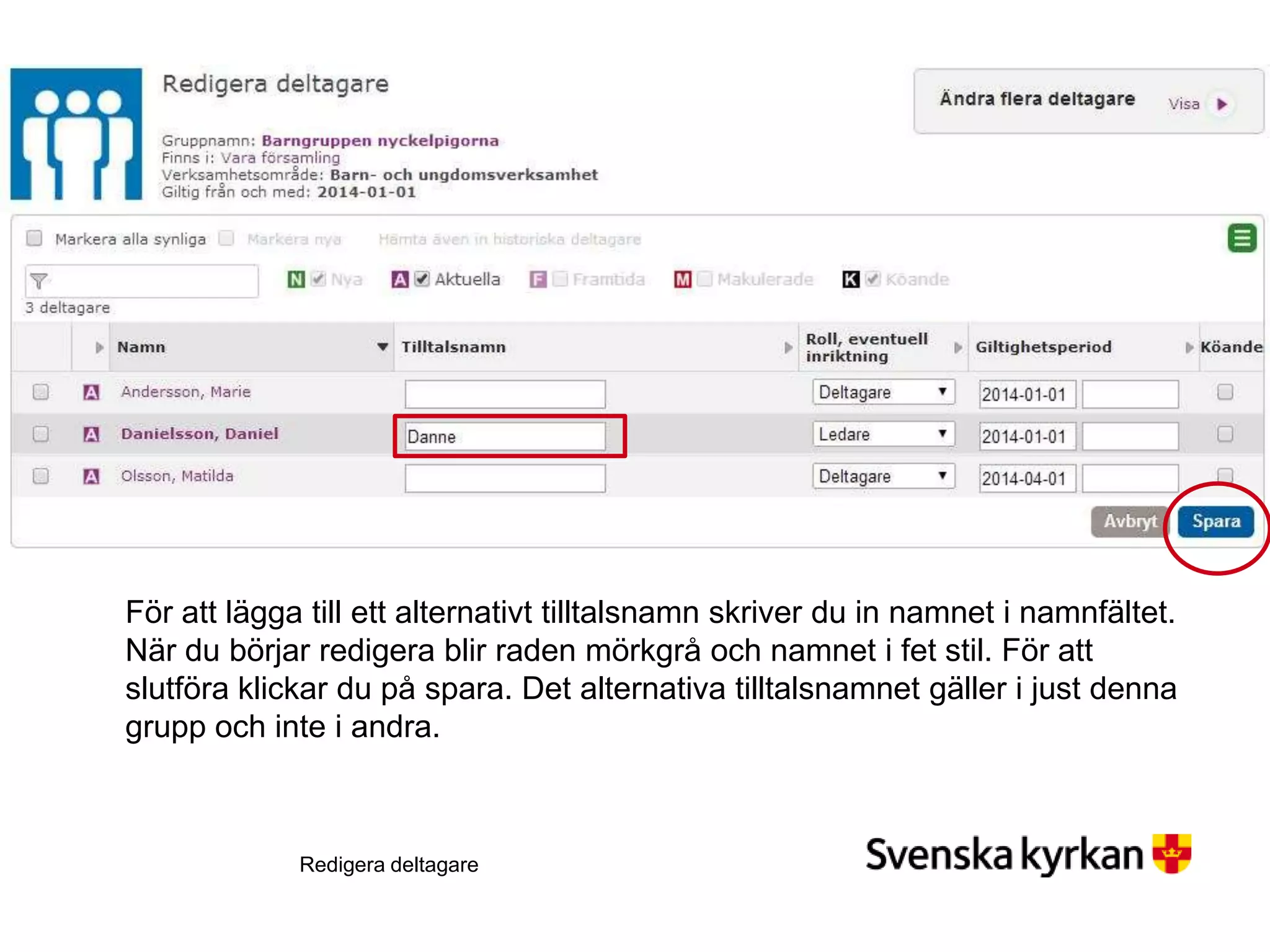 Lathund redigera deltagare | PPTX | Roleplaying Games | Games and Puzzles