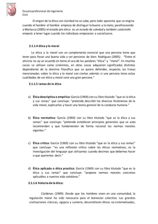 La ética para radicar la infidelidad pisco 2017 | DOCX