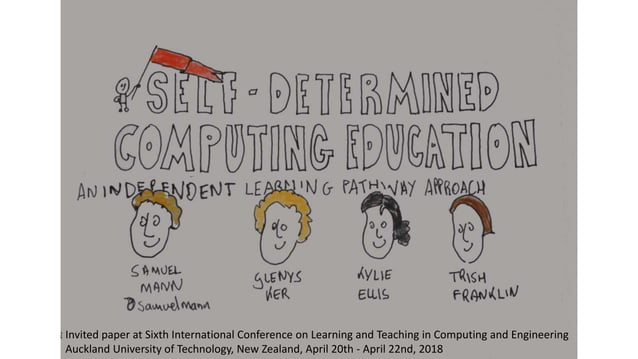 Self-determined computing education: an Independent Learning Pathway ...