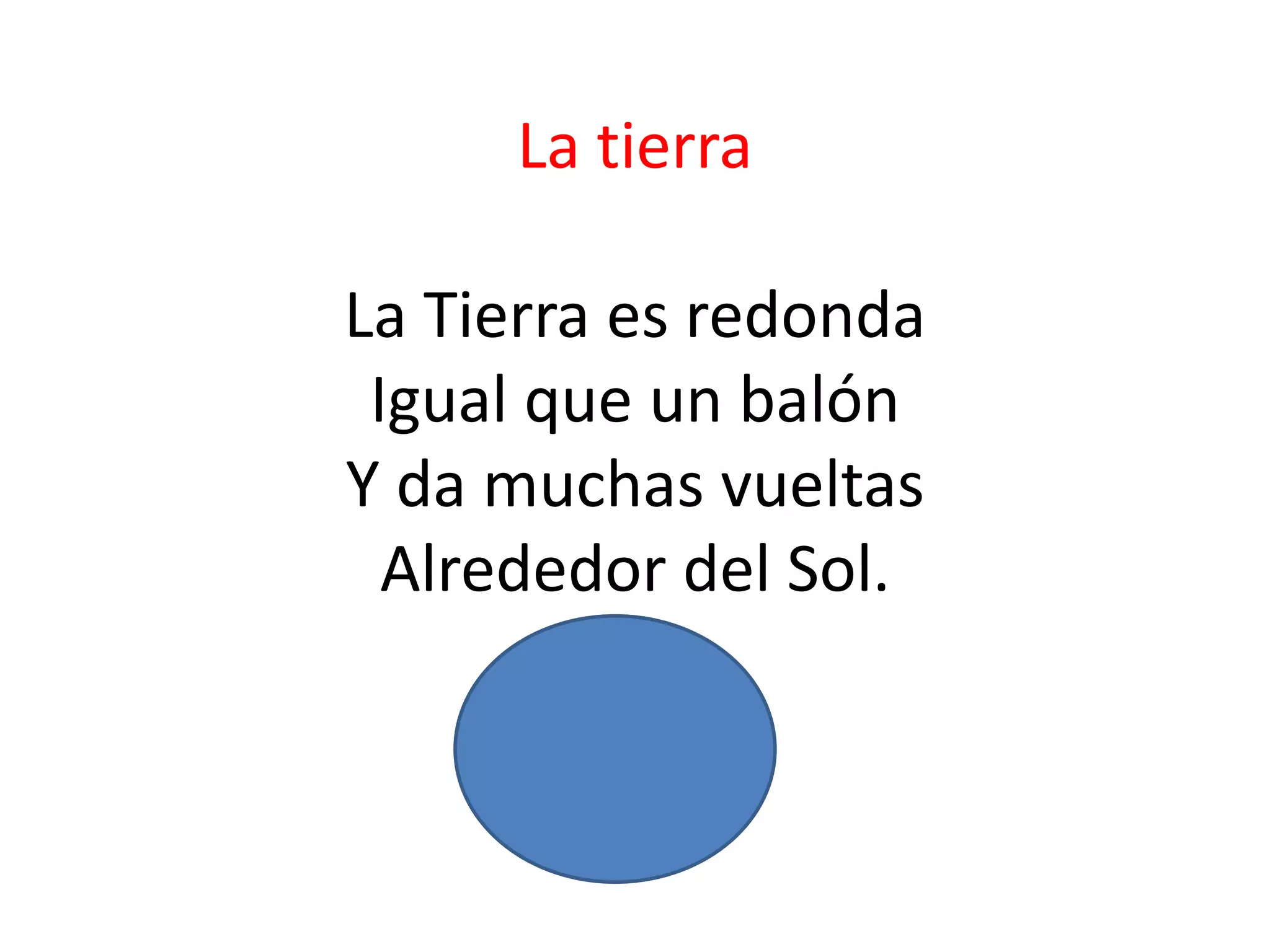 Poema La Tierra | PPTX