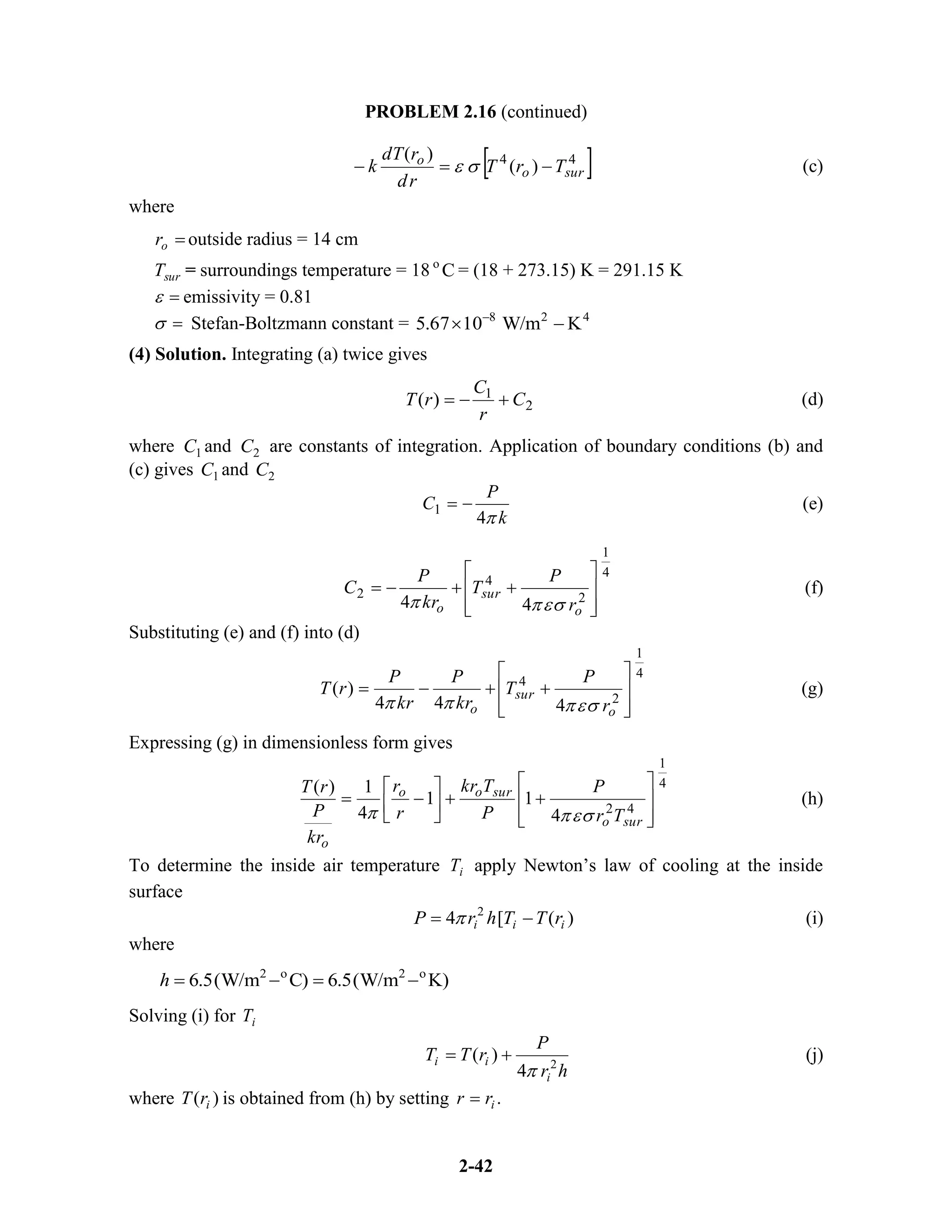Latif M. Jiji (auth.) - Solutions Manual for Heat Conduction (Chap1-2-3 ...