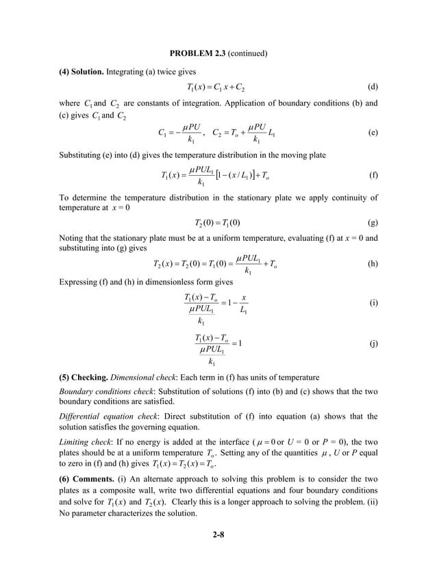 Latif M. Jiji (auth.) - Solutions Manual for Heat Conduction (Chap1-2-3) (2009).pdf | Physics ...
