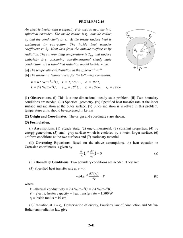 Latif M. Jiji (auth.) - Solutions Manual for Heat Conduction (Chap1-2-3) (2009).pdf | Physics ...