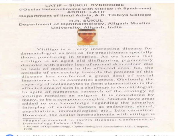 Latif sukul syndrome presentation | PPT