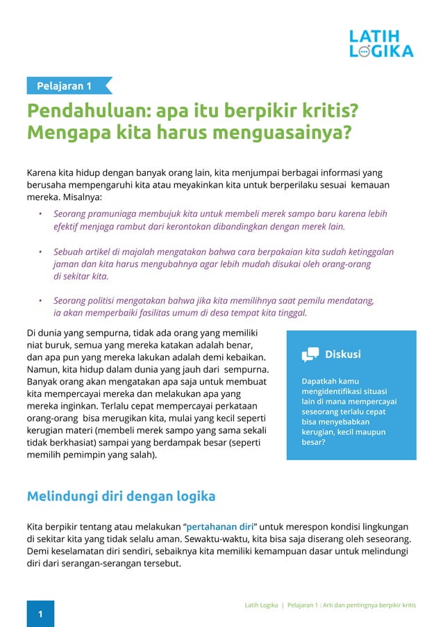 Latih logika-diktat-1 | PDF