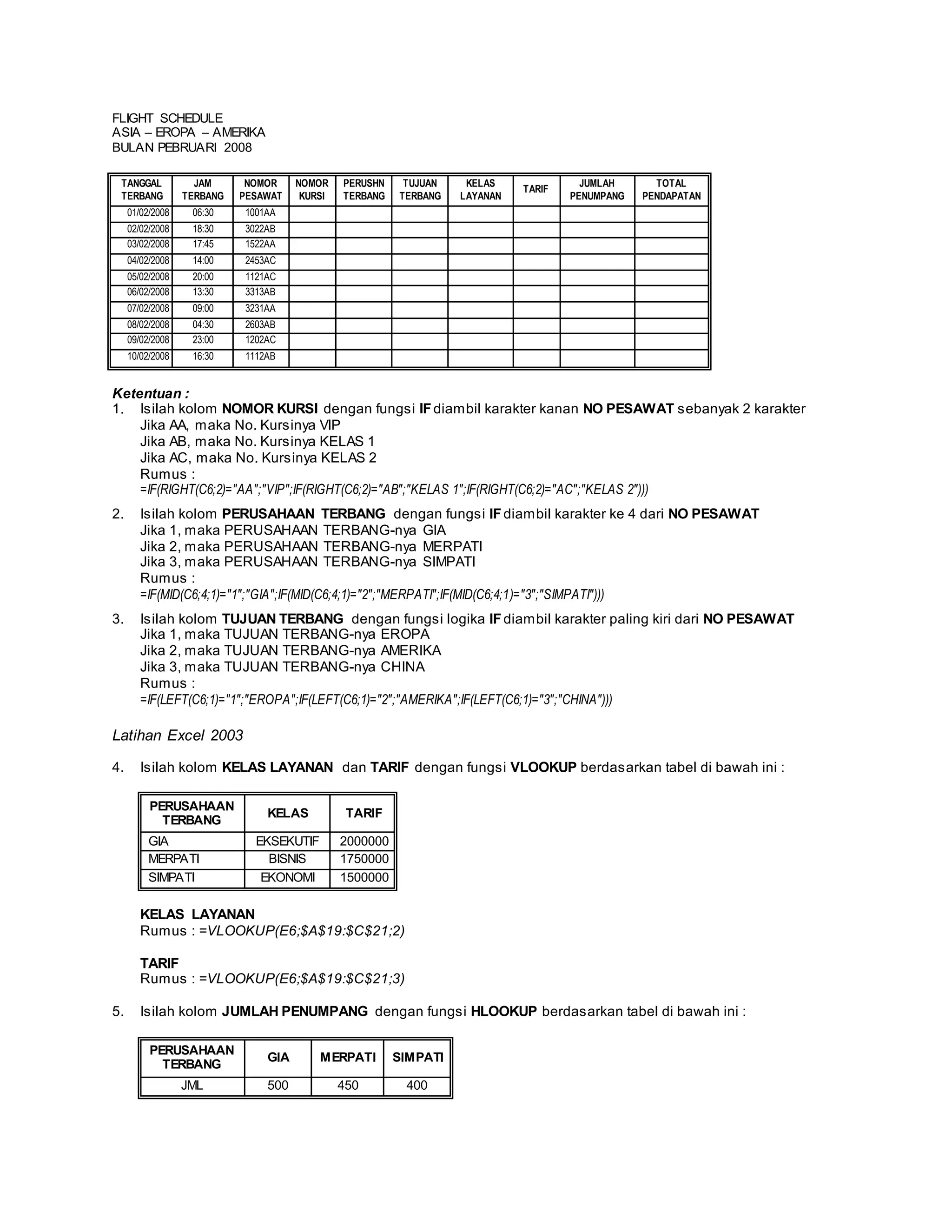 Latihan latihan query | PDF