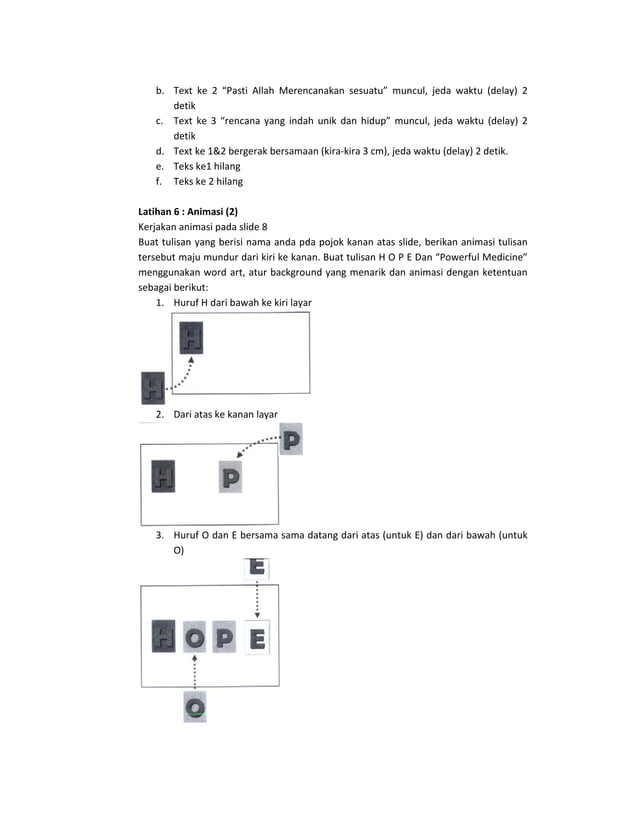Latihan powerpoint | PDF