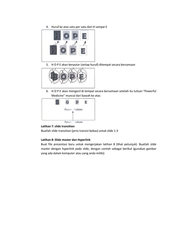 Latihan powerpoint | PDF