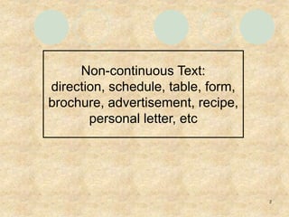 English Reading Skill Exercises for Junior High School Student | PPT