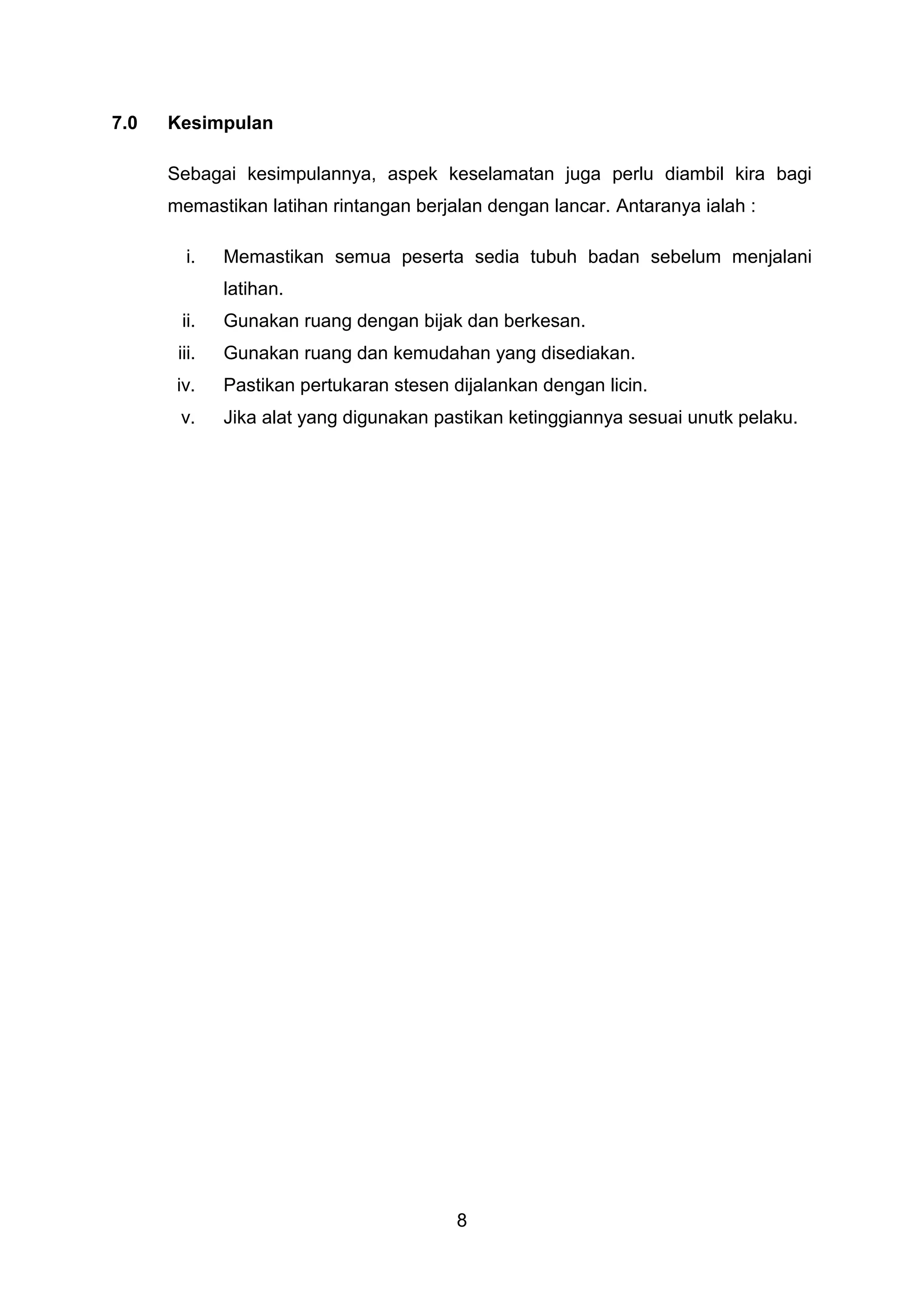 Latihan rintangan | DOCX
