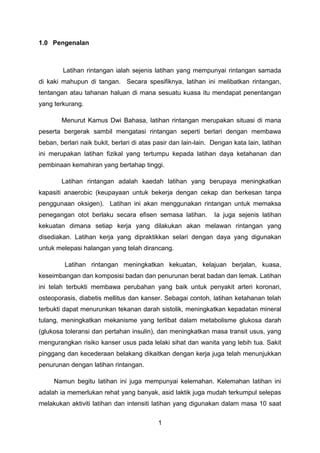 Latihan rintangan | DOCX