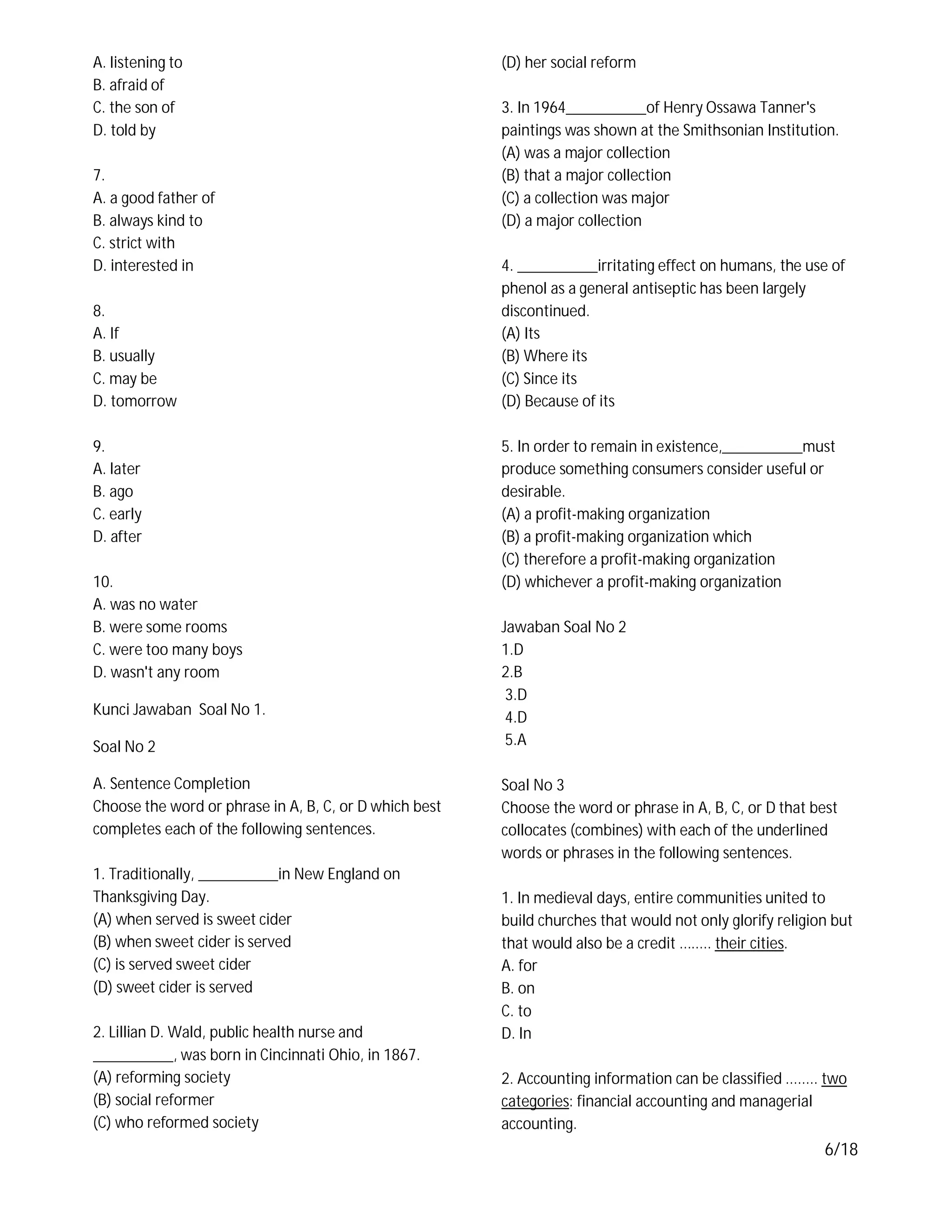 Latihan soal-acept-ugm-5 | PDF