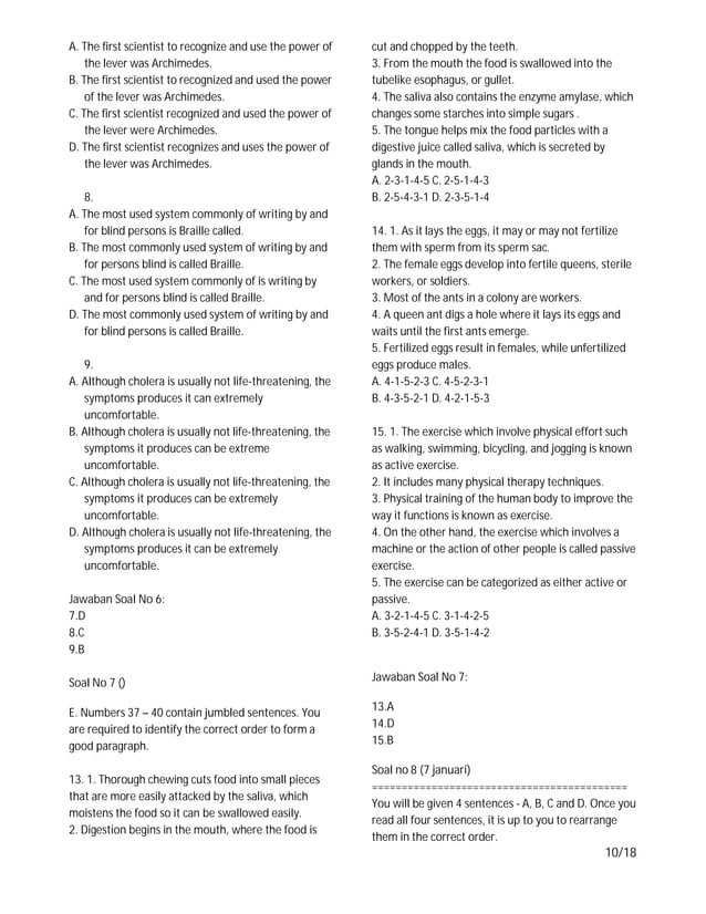 Latihan soal-acept-ugm-5 | PDF