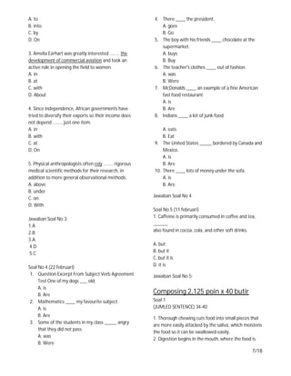 Latihan soal-acept-ugm-5 | PDF