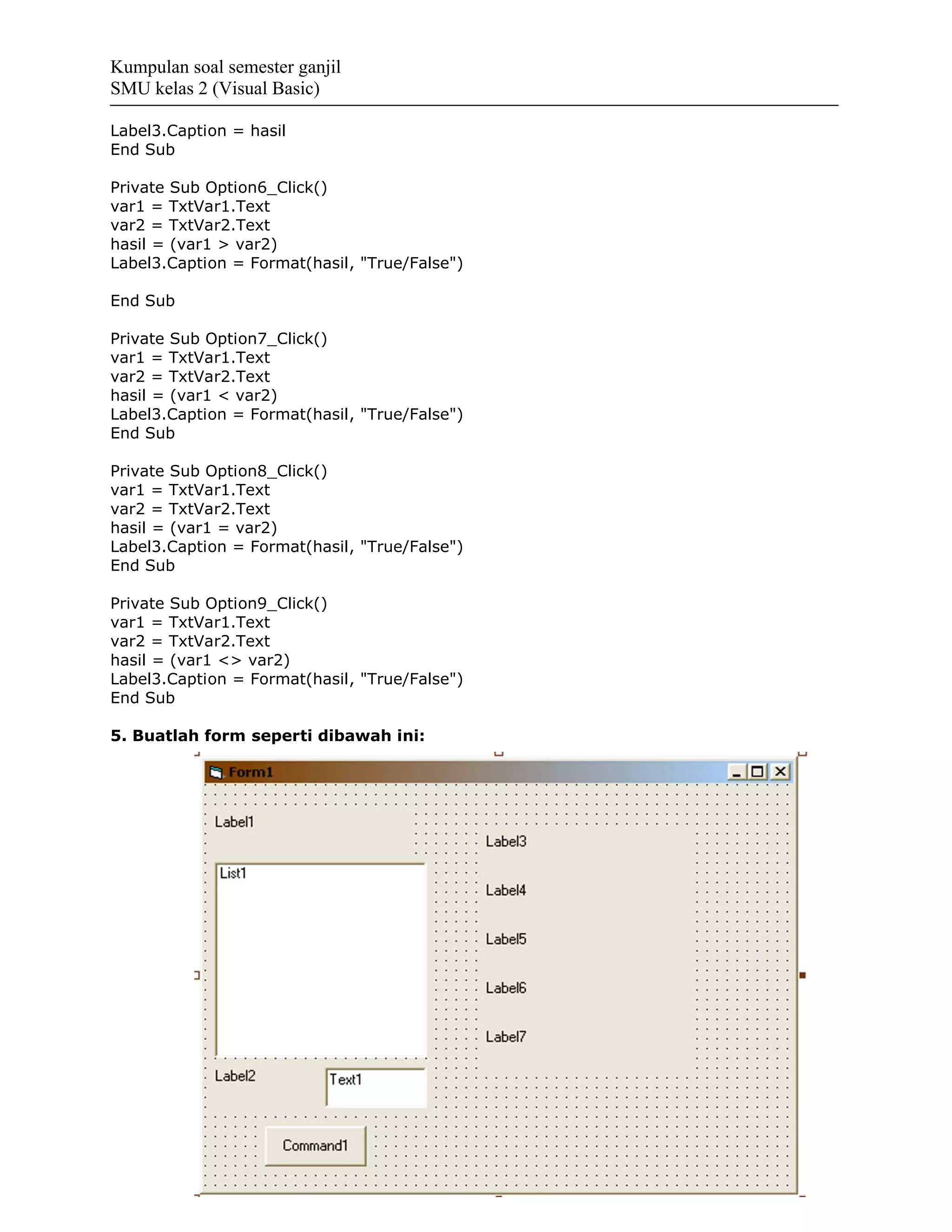 Latihan soal-visual-basic | PDF