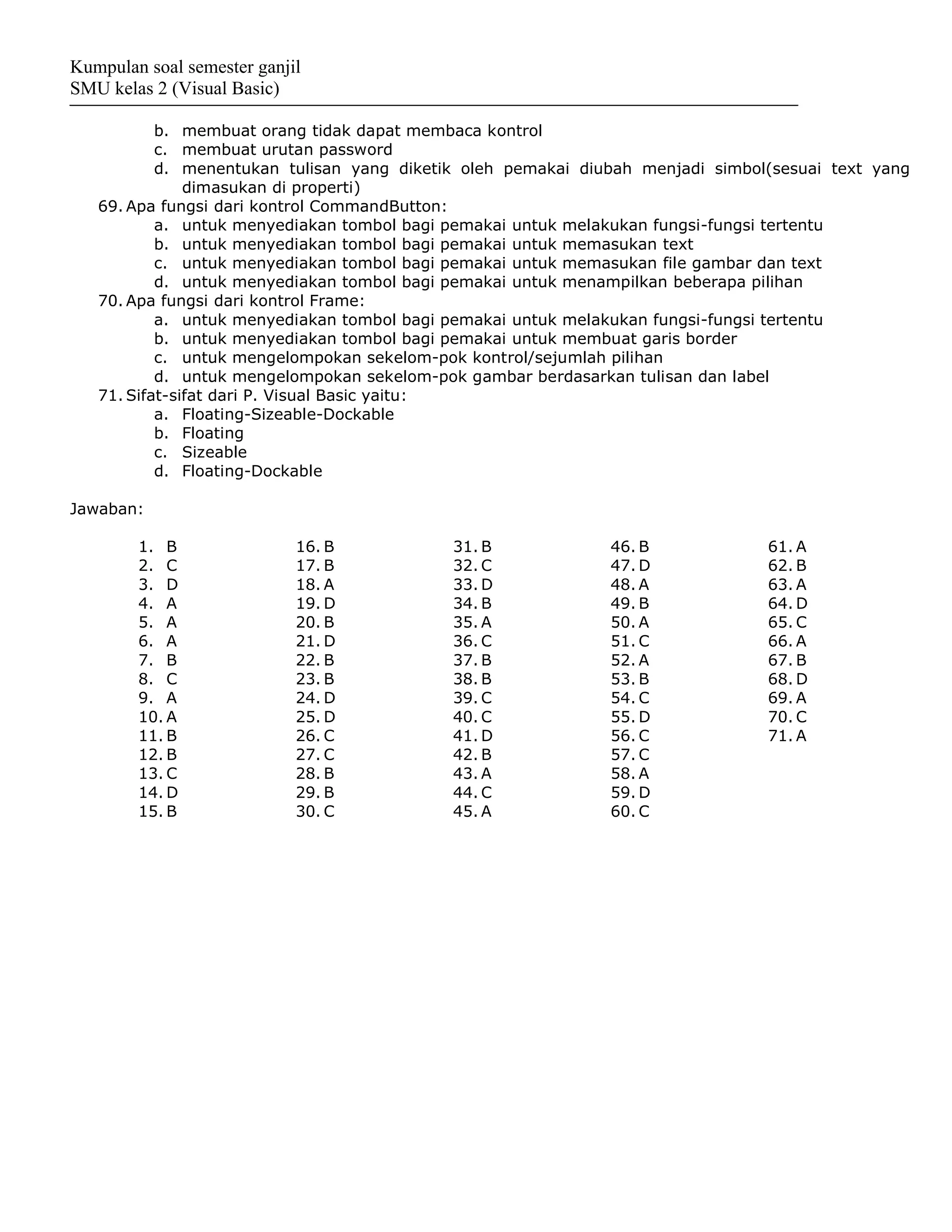 Latihan soal-visual-basic | PDF