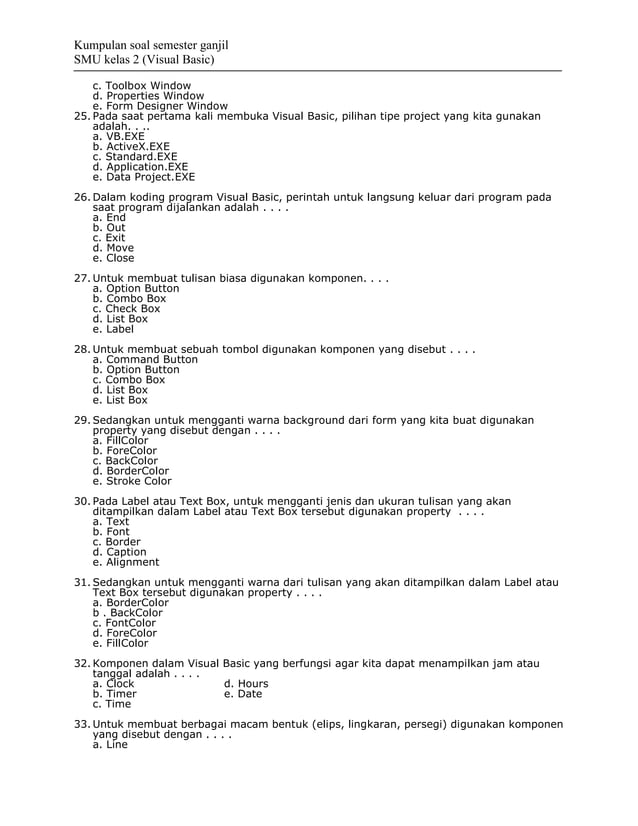 Latihan soal-visual-basic | PDF