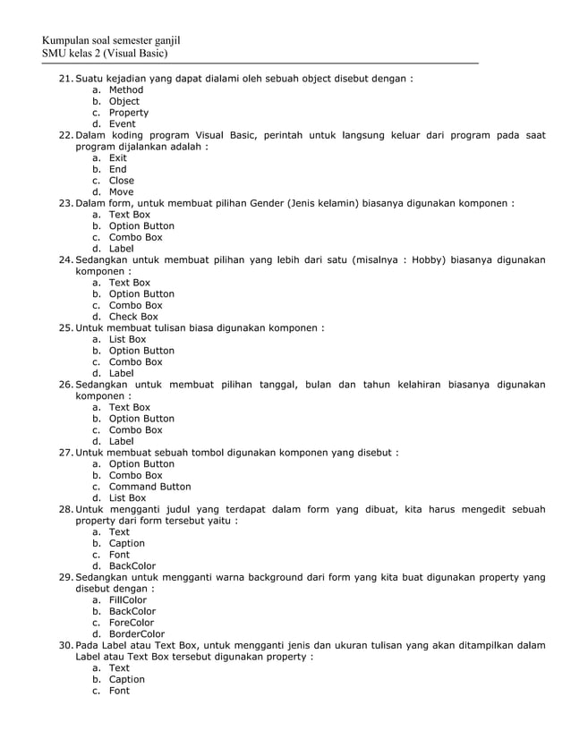 Latihan soal-visual-basic | PDF