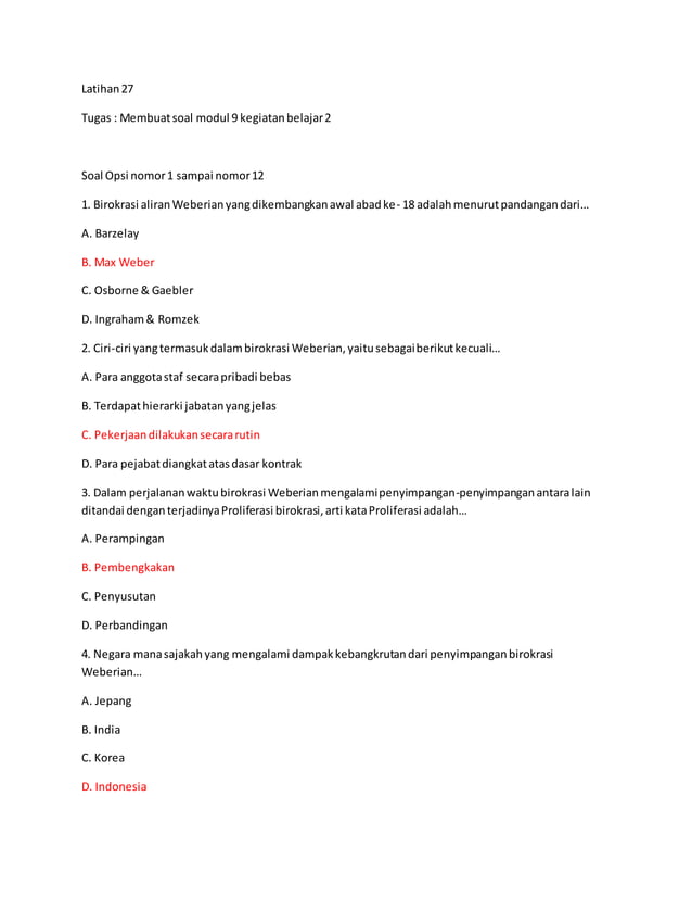 SRI SUWANTI - MIP - Latihan 27 | DOCX