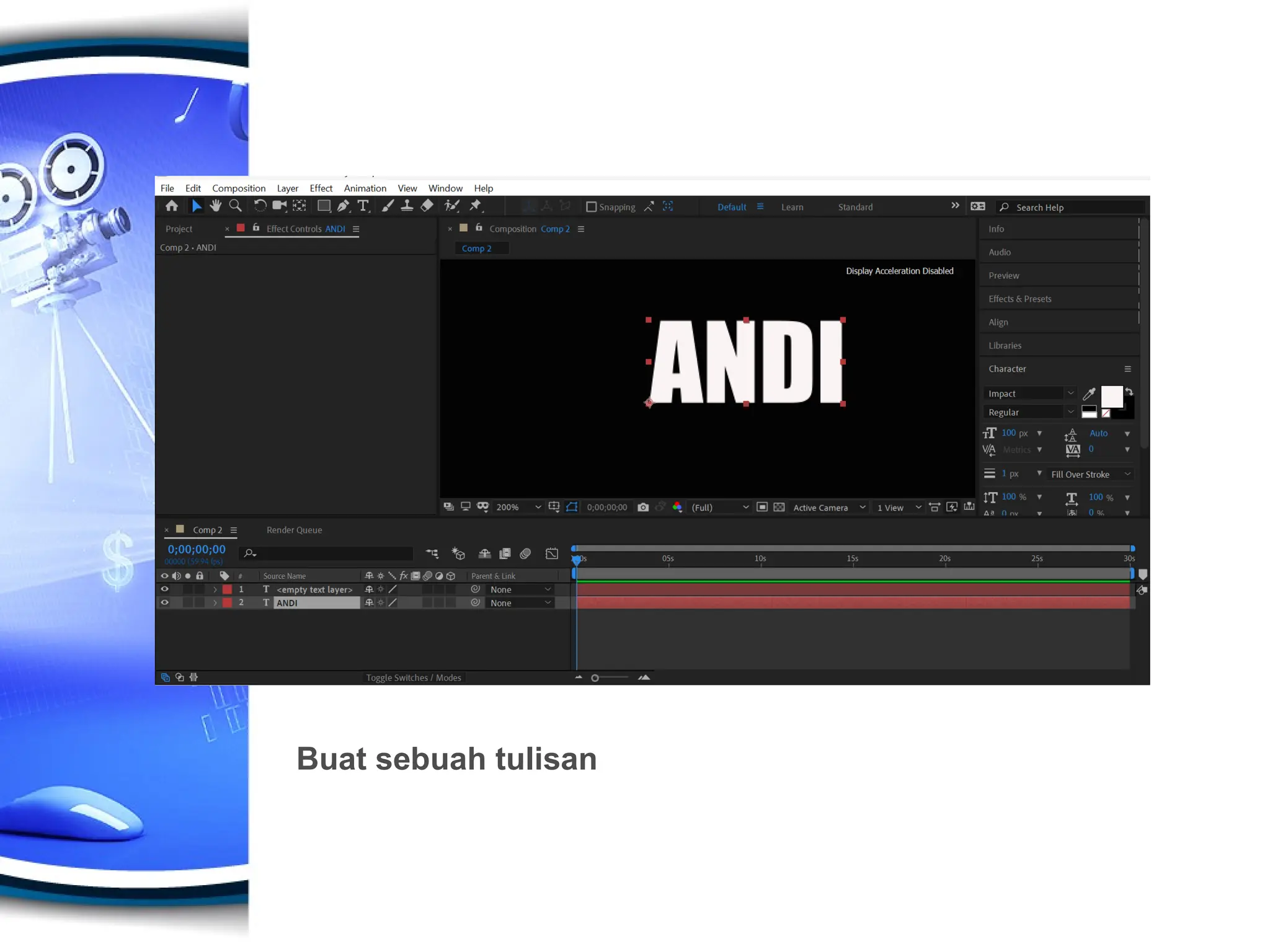 Latihan 2 Membuat Animasi Teks Menulis Baru.ppt