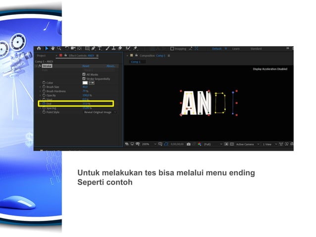 Latihan 2 Membuat Animasi Teks Menulis Baru.ppt