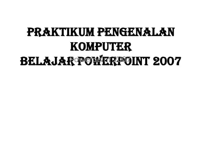 Latihan2 satriyo 5133331022 | PPT