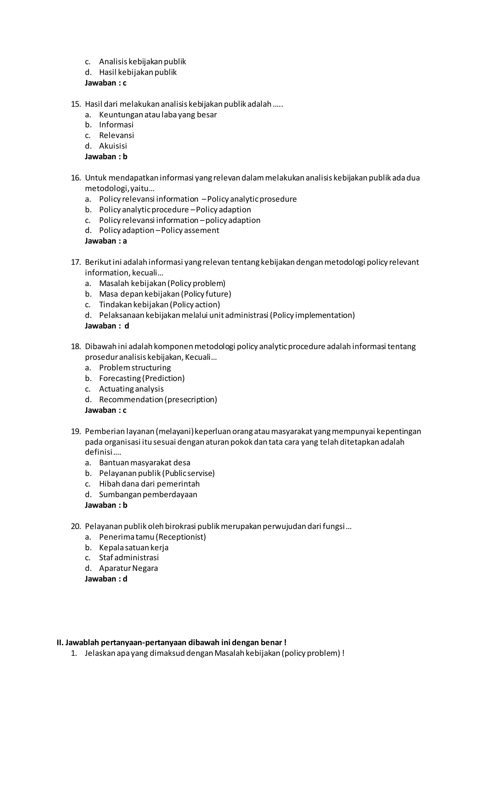 SRI SUWANTI - MIP - Latihan 30 | PDF