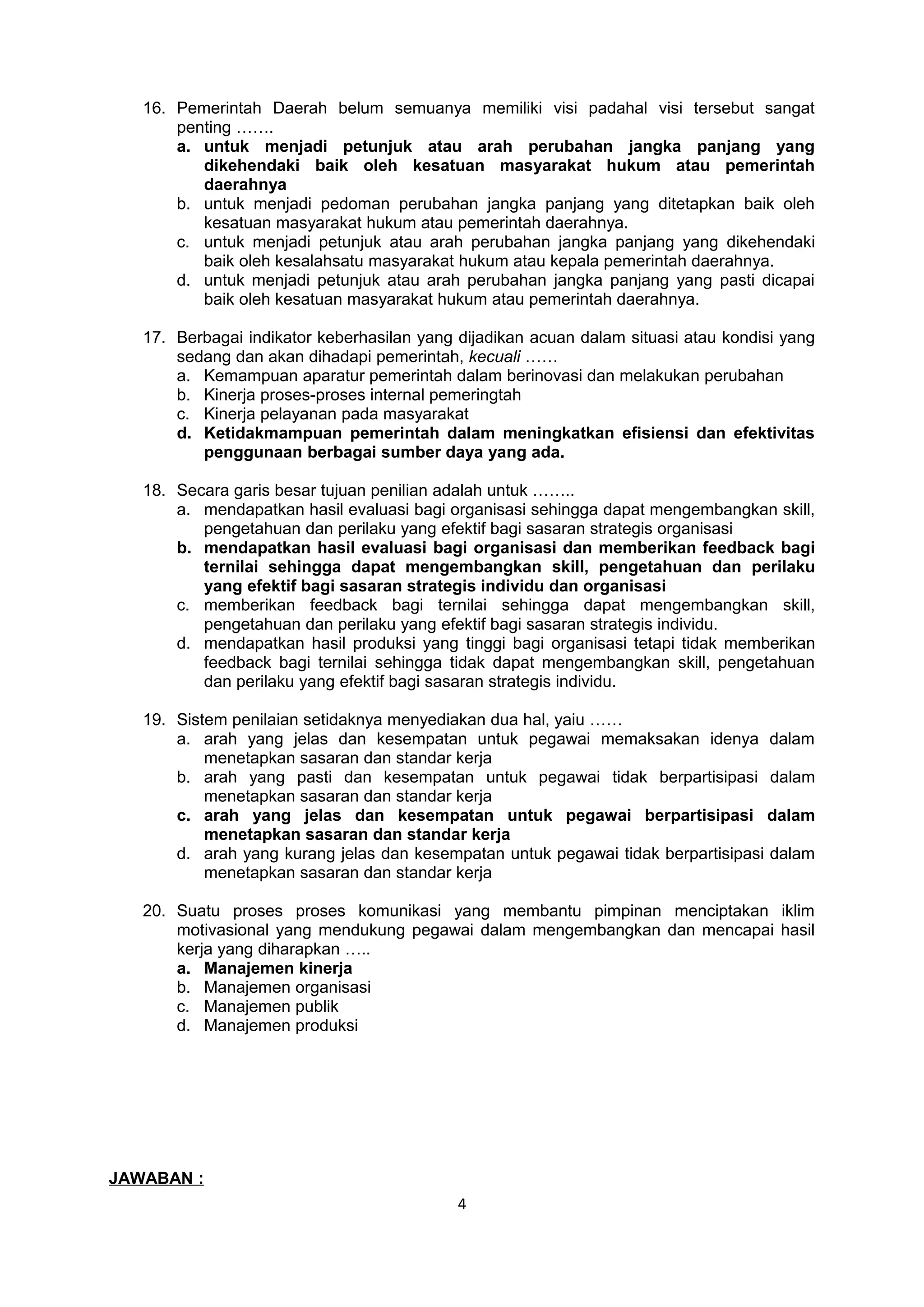 SRI SUWANTI - MIP - Latihan 40 | PDF