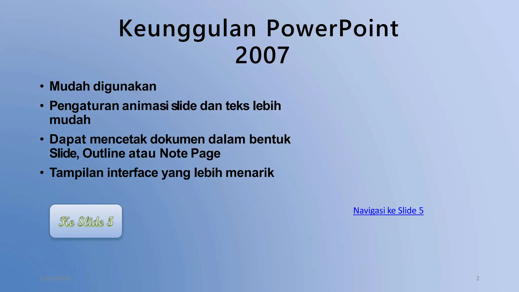 LATIHAN7_DWIHANA GRACE MARSHELLA_E1G021095.pptx | Free Download