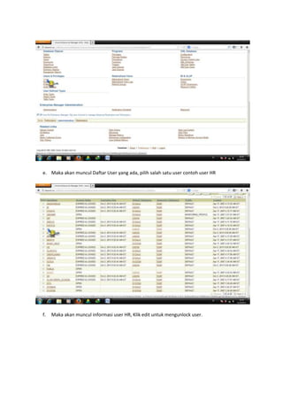 Latihan administrasi basis data | PDF