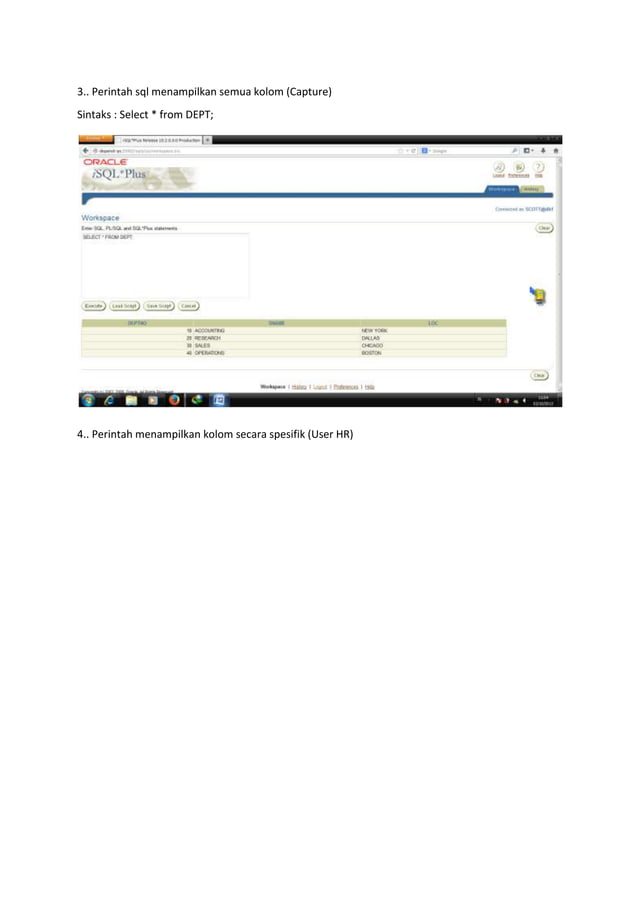 Latihan administrasi basis data | PDF