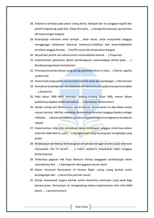LATIHAN AKHIR MATA KULIAH PENDIDIKAN KEWARGANEGARAAN.docx
