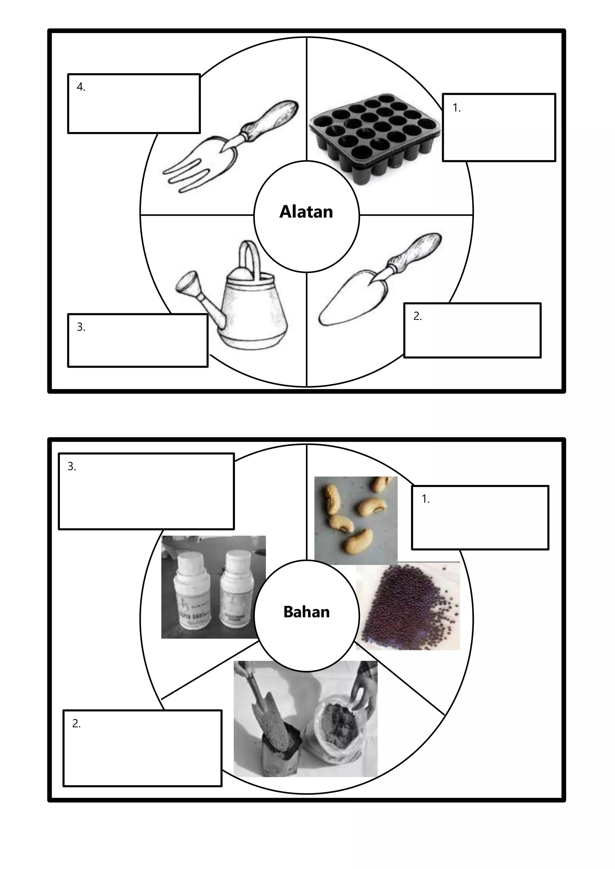 Latihan alatan dan bahan untuk semaian | PDF