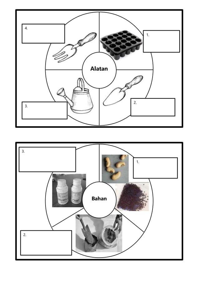 Latihan alatan dan bahan untuk semaian | PDF