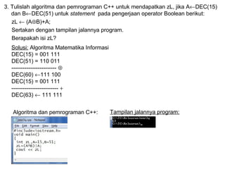 Latihan AlPro-I | PPT