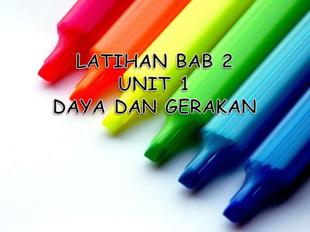 Latihan bab 2 unit 1 konsep daya | PPTX