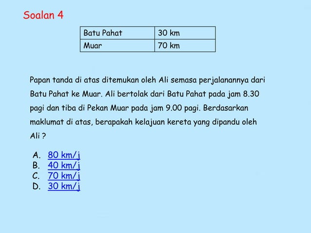 Latihan bab 2 unit 2 kelajuan | PPTX