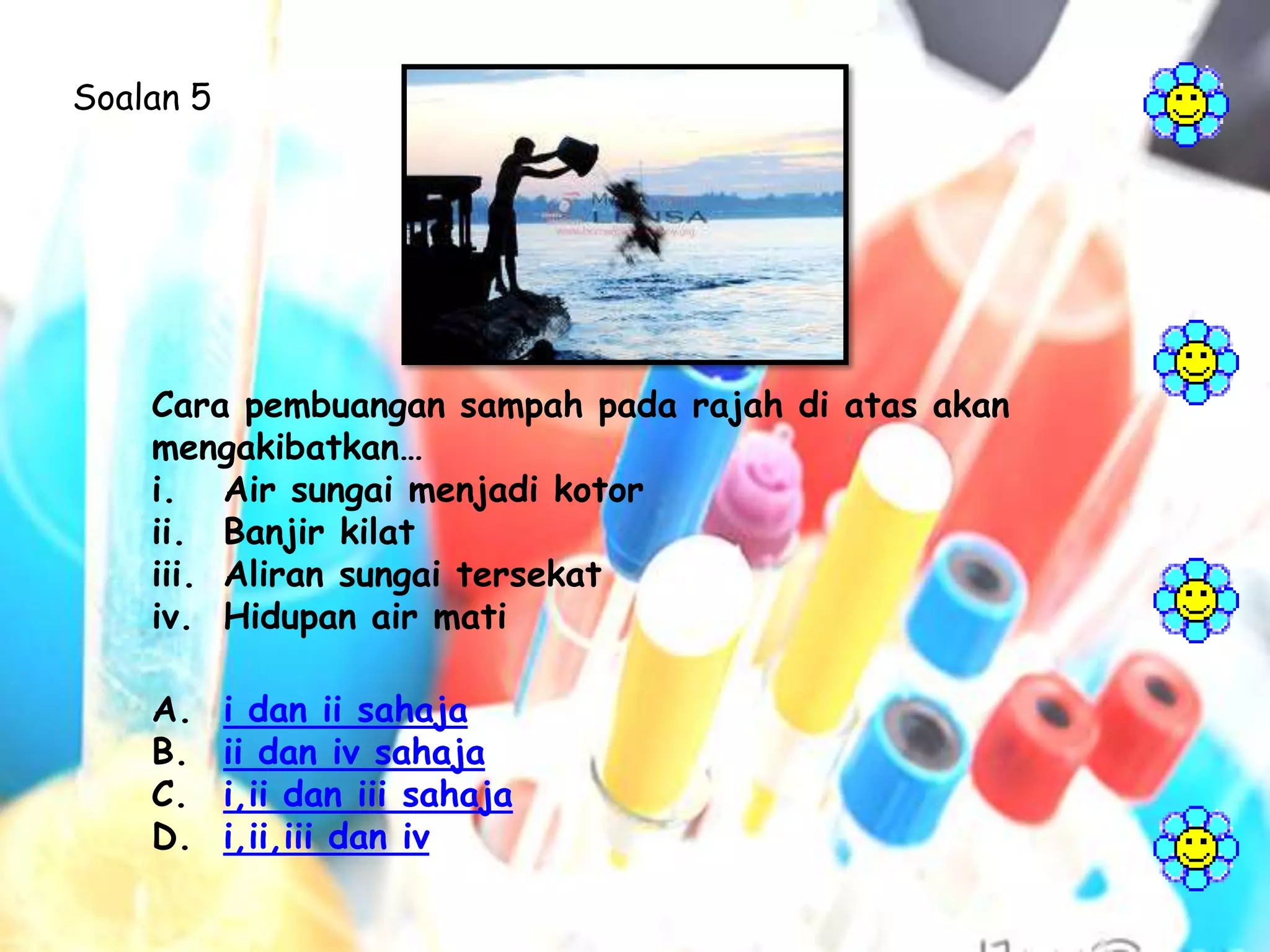 Latihan bab 4 unit 1 bahan buangan | PPTX