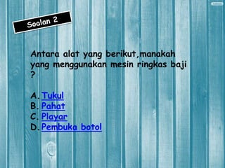 Latihan bab 6 unit 1 | PPTX