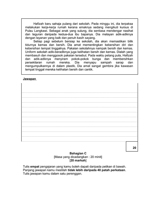 Latihan bahagian c | DOC