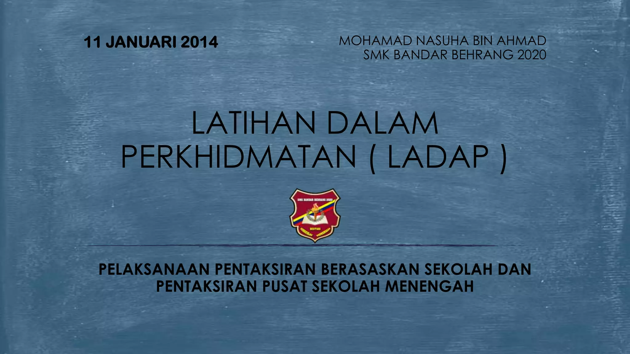 Latihan dalam perkhidmatan ( ladap ) | PPTX
