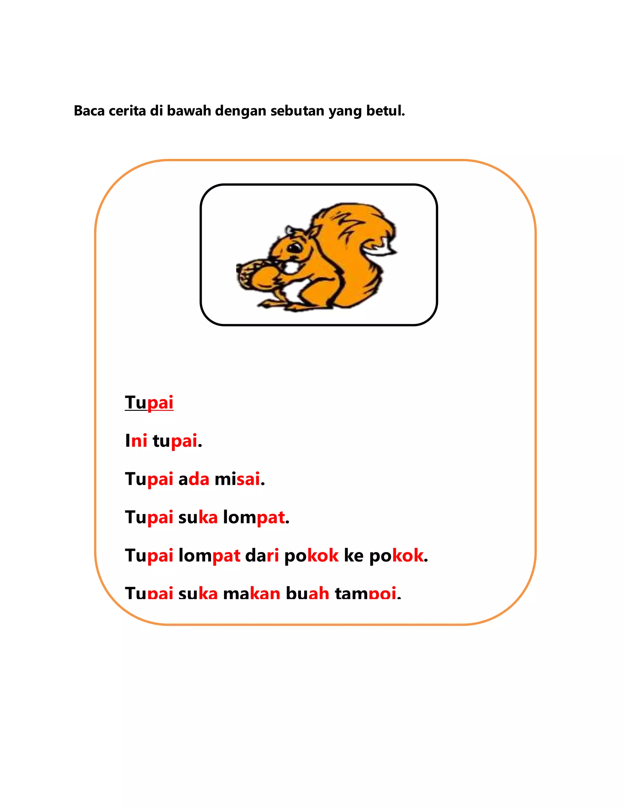Latihan diftong | DOCX