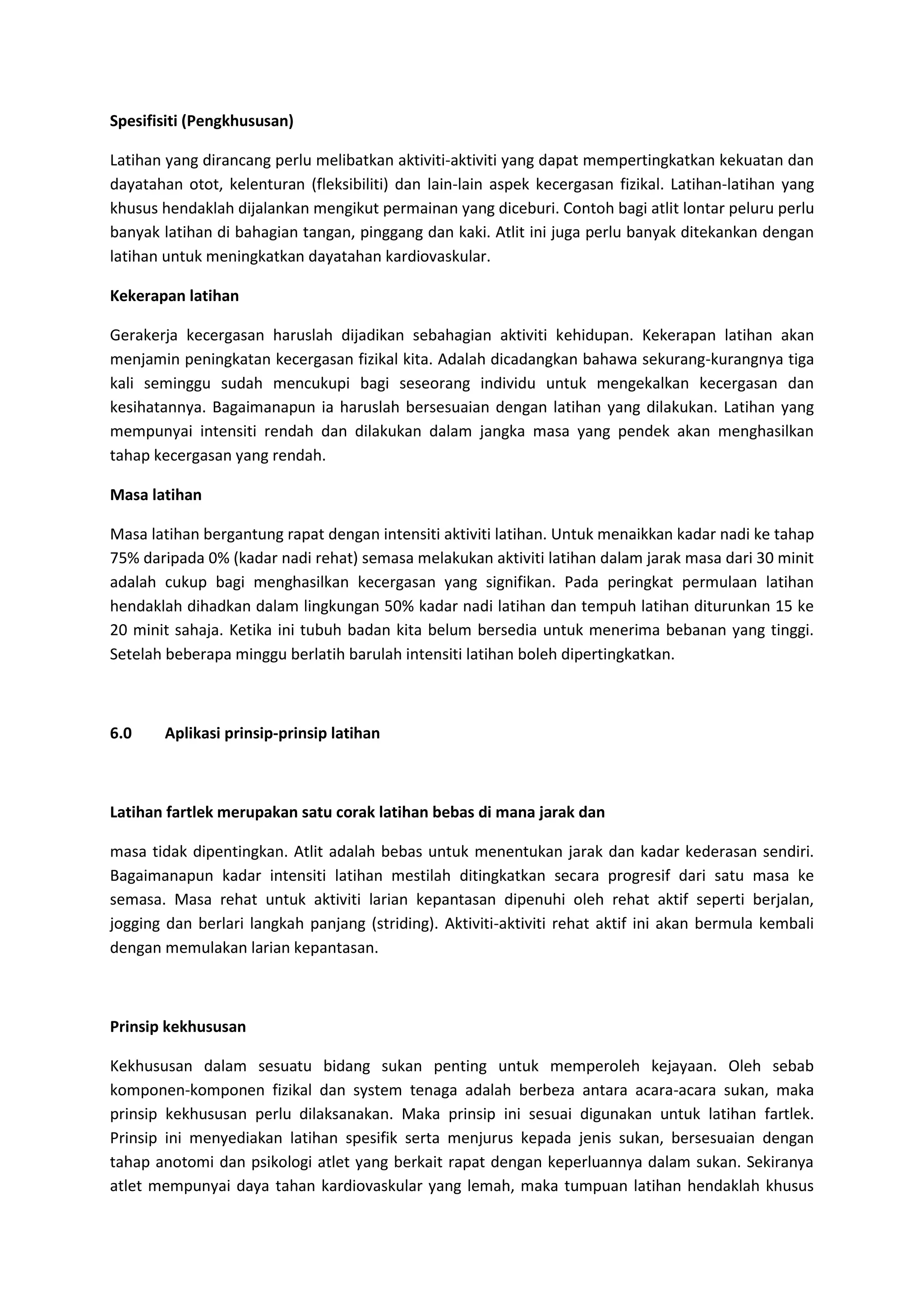 chegu abbas - Latihan fartlek | DOCX
