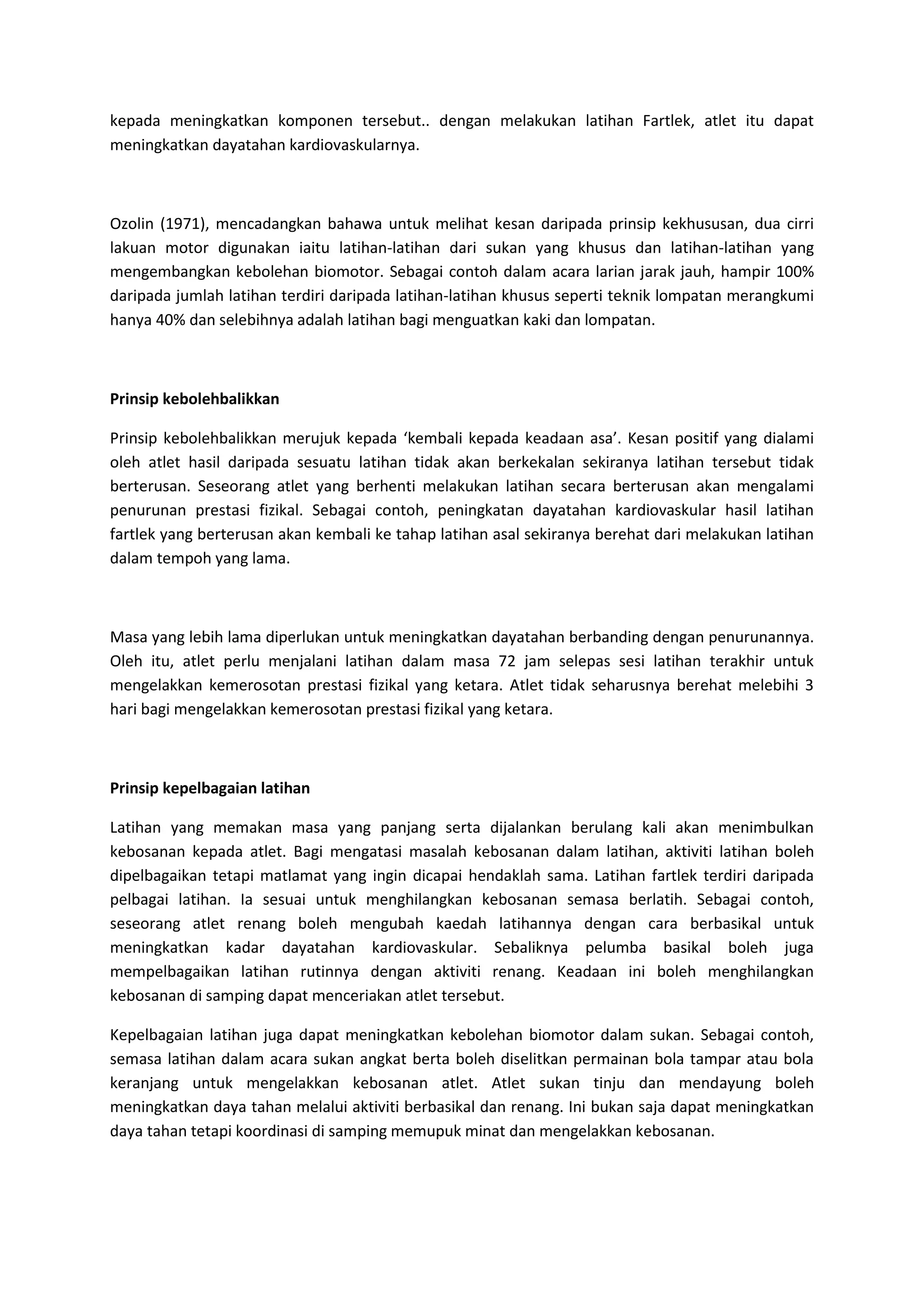 chegu abbas - Latihan fartlek | DOCX