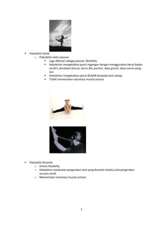 Latihan fleksibiliti | PDF