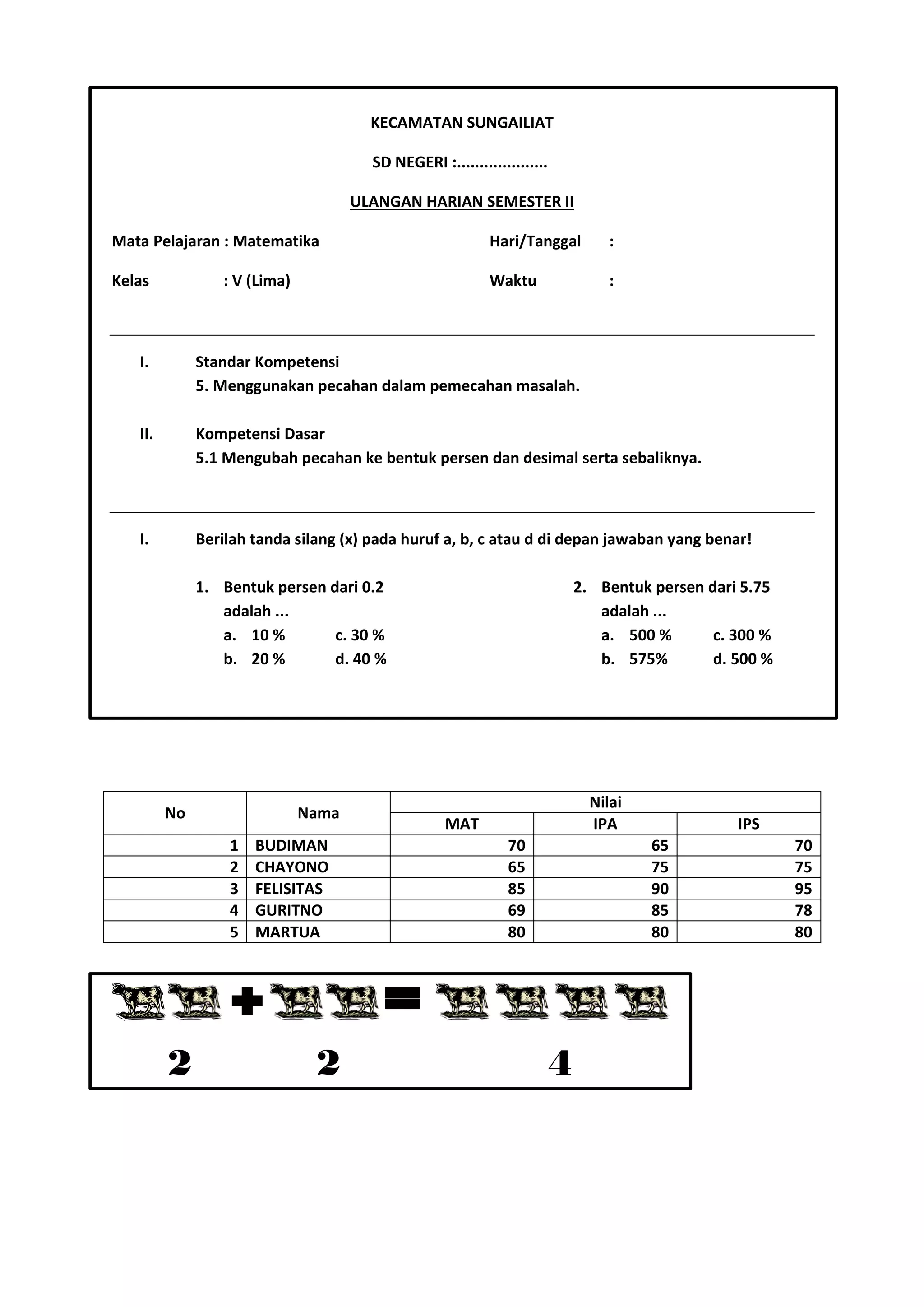 Latihan hal 59 60 | PDF