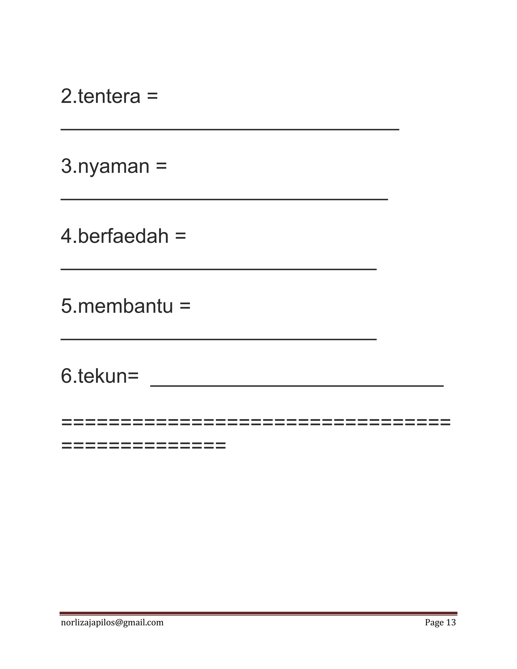 Latihan hari ini | PDF