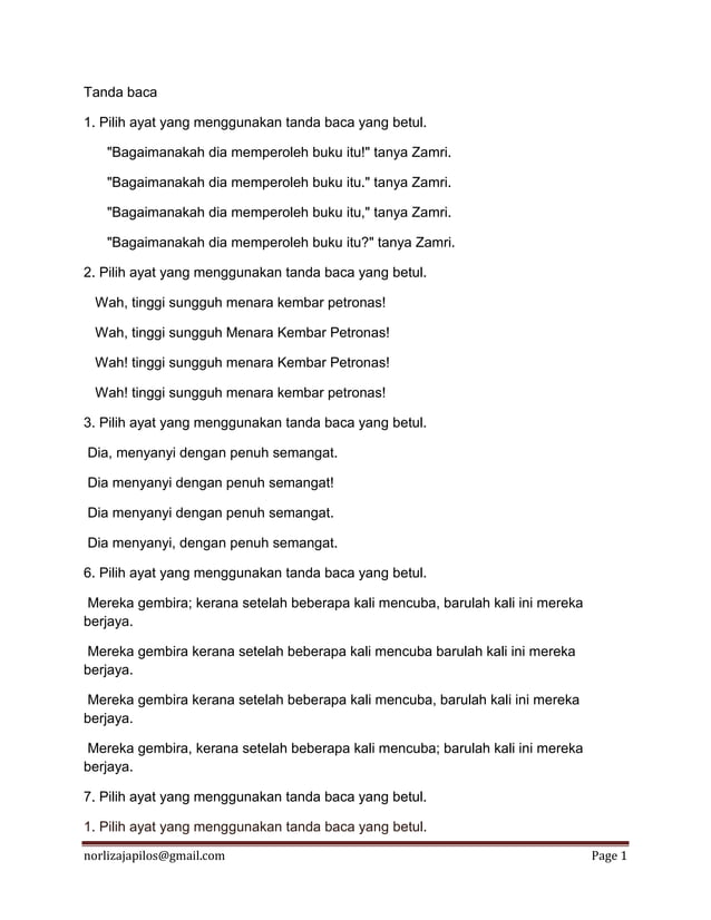 Latihan hari ini | PDF